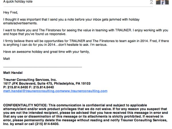 The Easy Way I Sent Personalized Holiday Emails